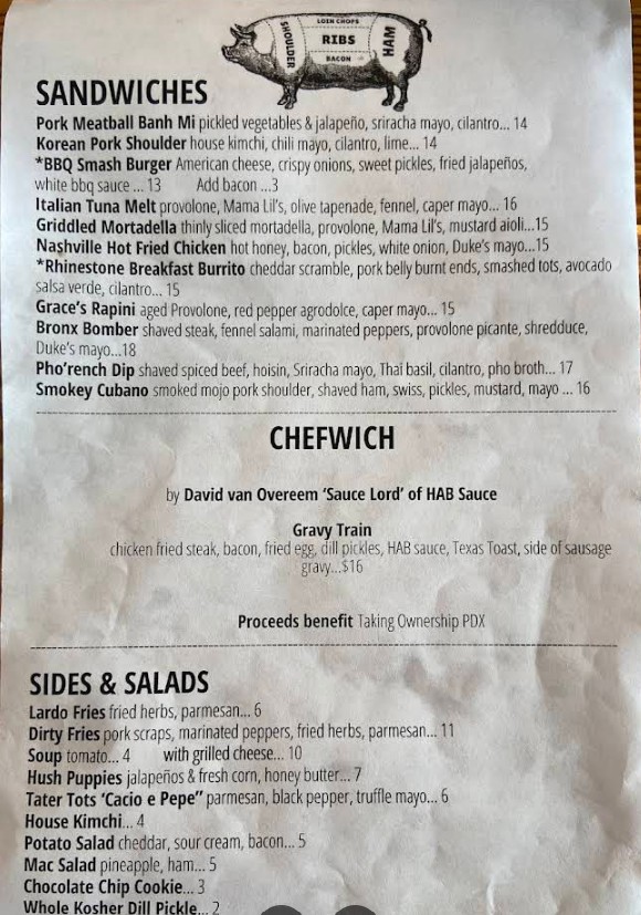 Lardo Restaurant Menu | Delicious Sandwiches & Pork Specialties in ...